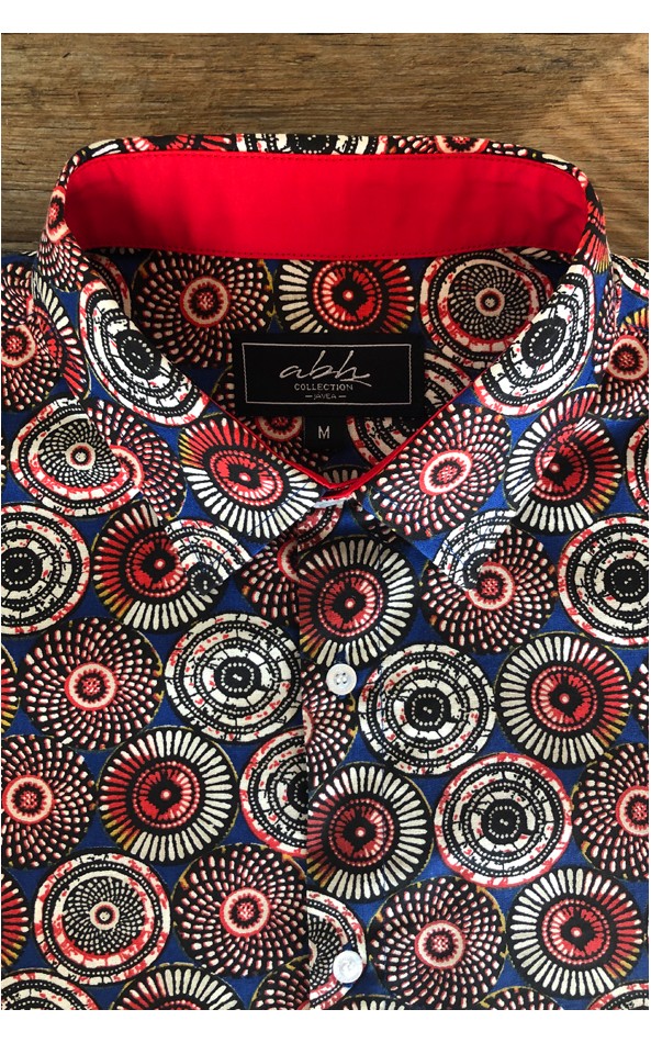 Ethnic print men's shirt | ABH Collection JÁVEA